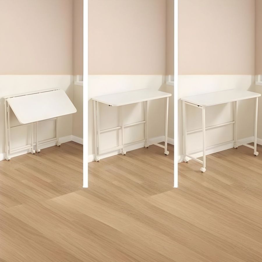 Birou pliant din MDF 120 x 60 cu roti 360gr