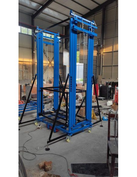 Schela metalică de 5m cu motor ridicare 500 kg | Elastix Shop