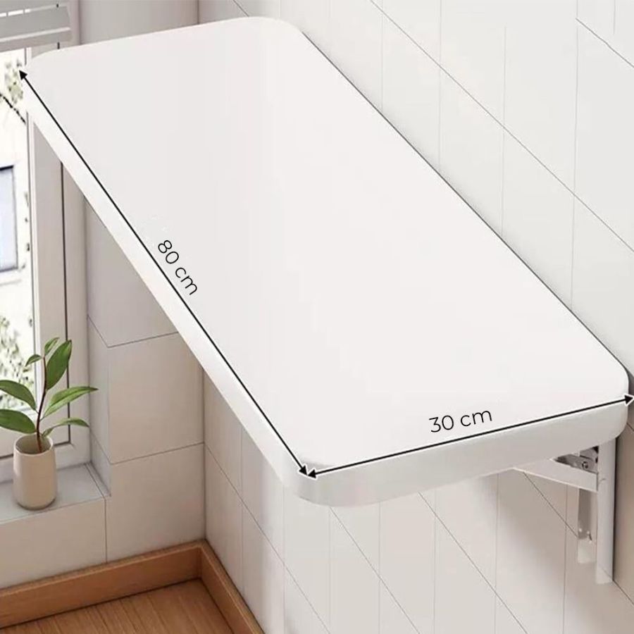 Etajea rabatabila 80 cm, etajera perete, polita, birou pliabil, masa ...